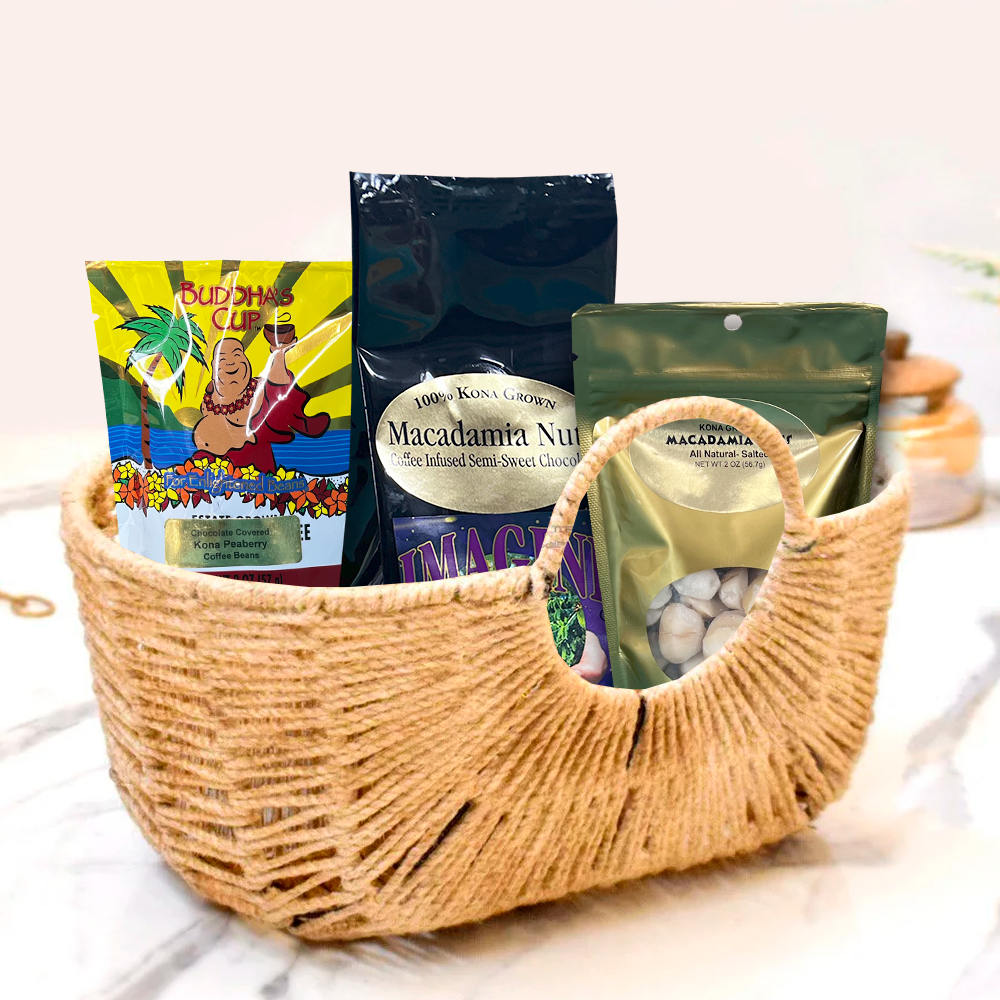 Buy Hawaiian Mini Snack Gift Pack: Peaberry & Macadamia Nuts